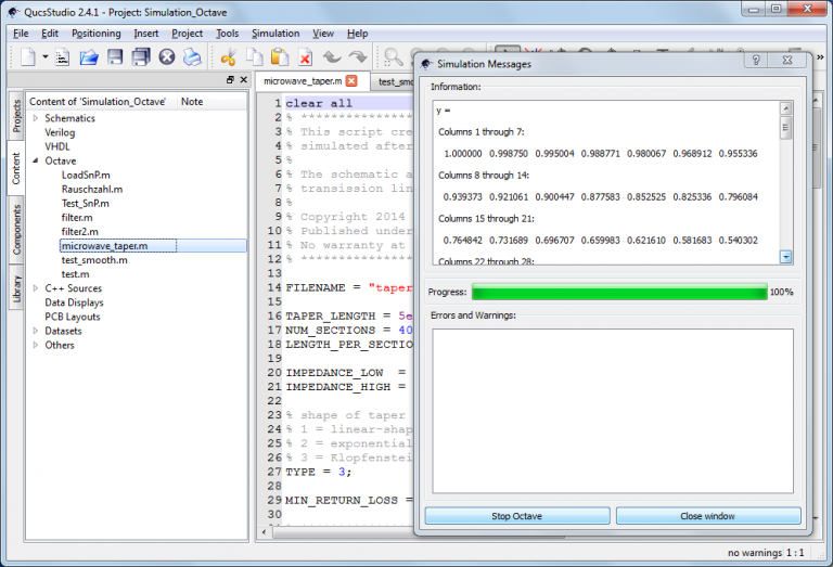 Screenshots - QucsStudio